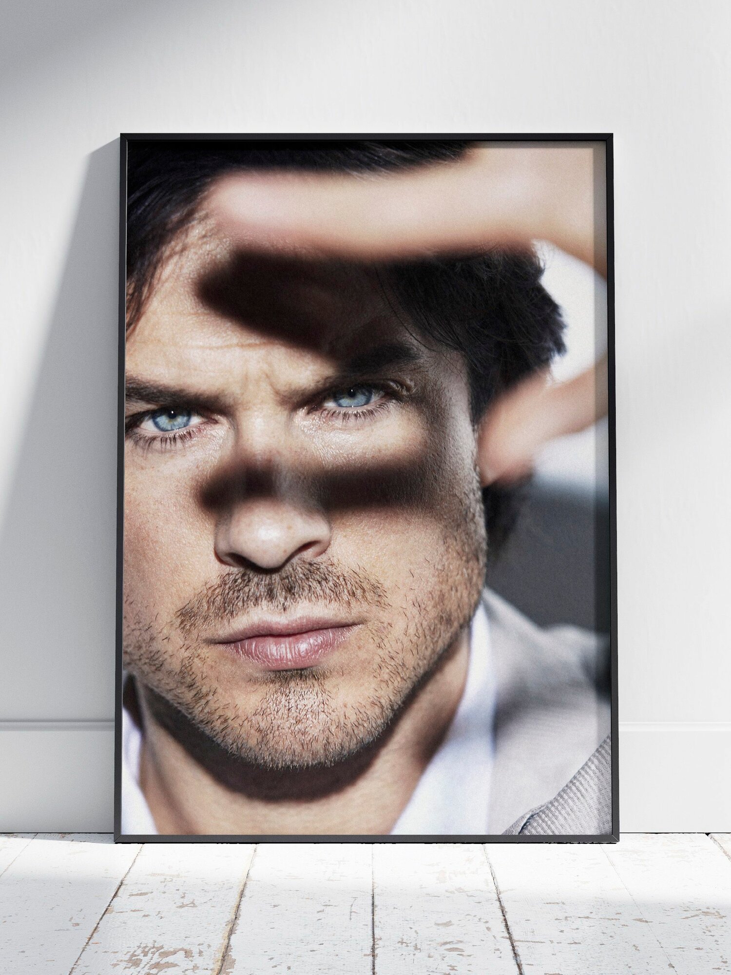 Плакат на стену для интерьера Иэн Сомерхолдер (Ian Somerhalder 12) - Постер по актеру фильма, кино, сериала формата A4 (21x30 см)