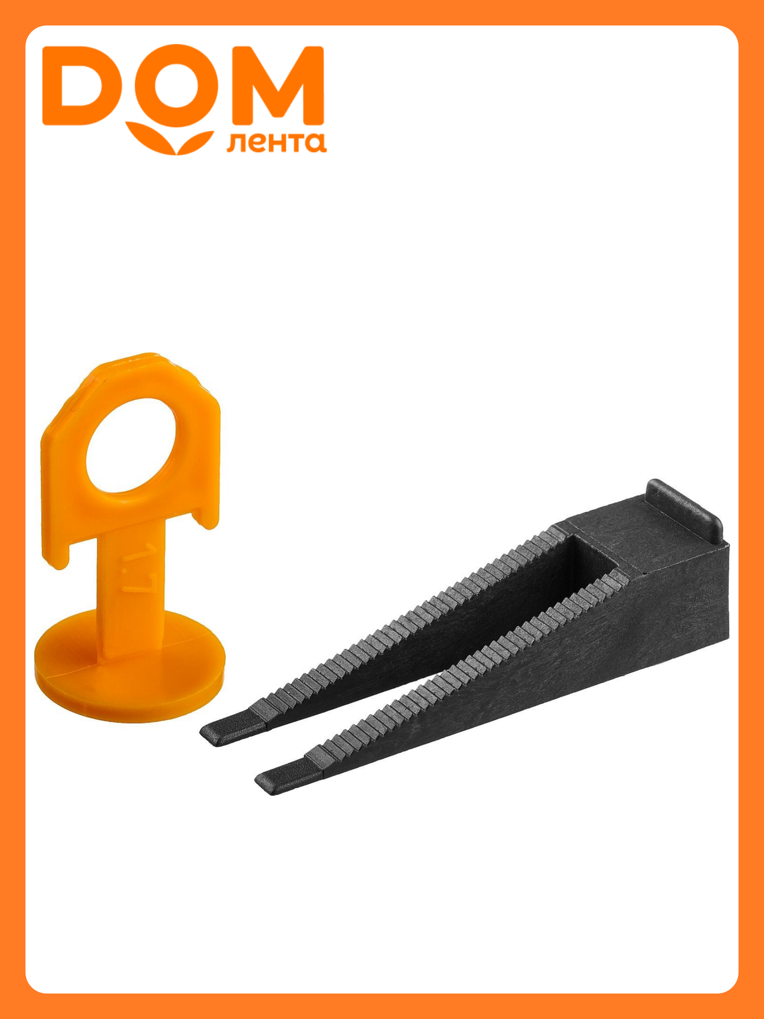 Система выравнивания плитки СВП комплект ЗУБР в пластиковом ведре клин+зажим