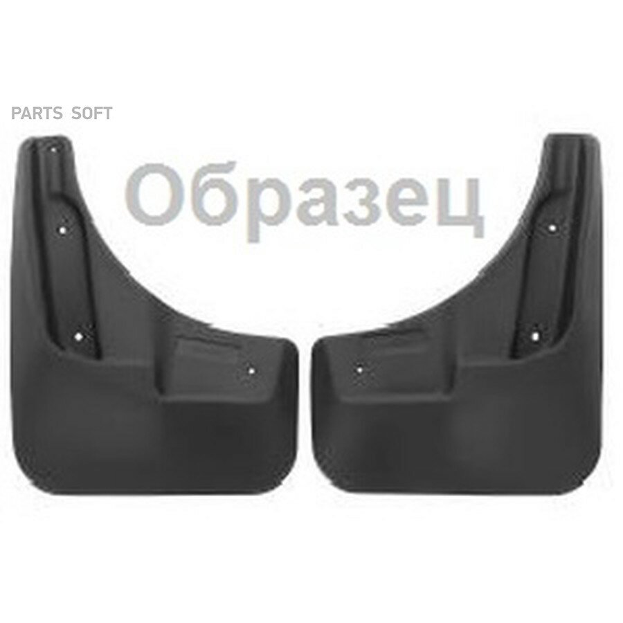 Брызговики передние FORD FOCUS, 2004- 2 ШТ. Полиу от официального дистрибьютора, NOVLINE, артикул NLF1603F11