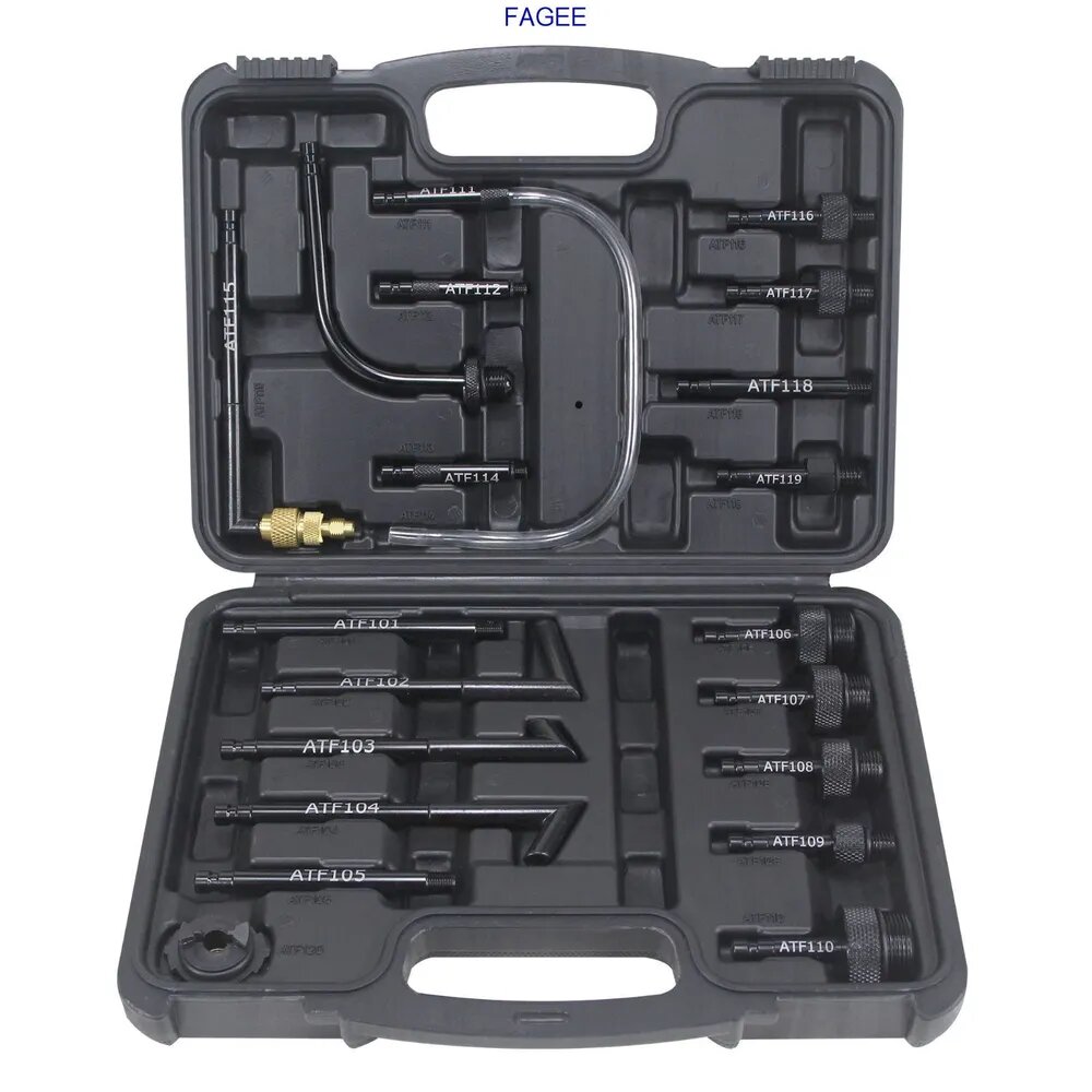 Набор адаптеров для замены масла АКПП, 20 шт, для легковых автомобилей, пластик