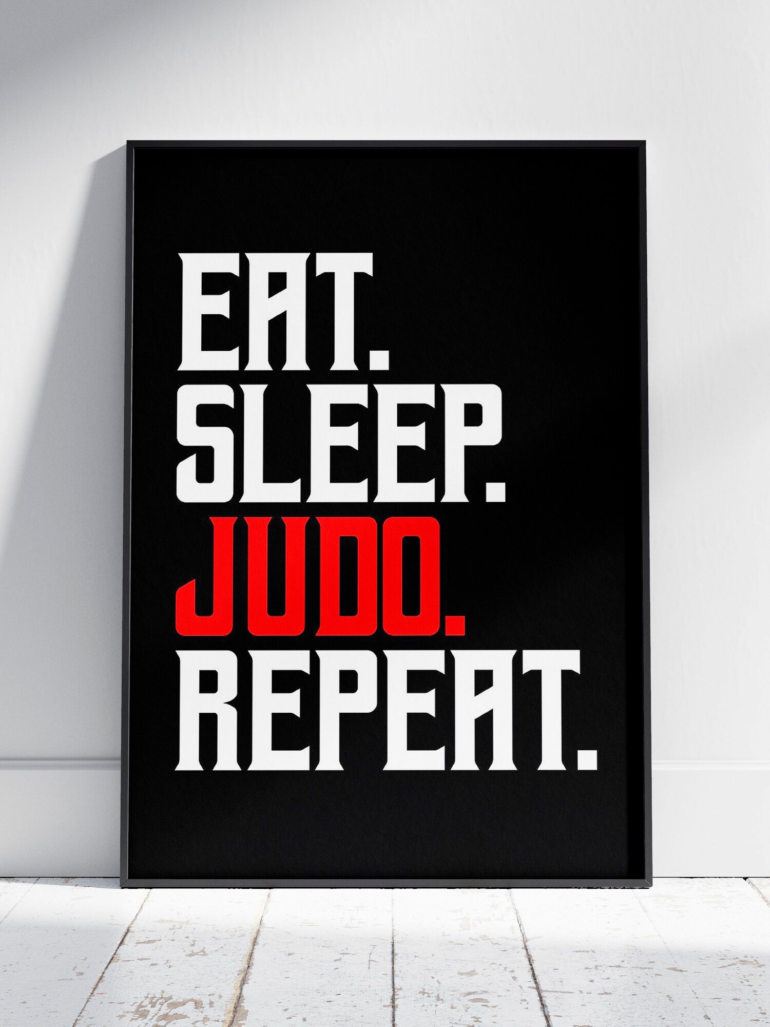 Плакат на стену для интерьера Спорт (Дзюдо - Judo 1) - Постер по спорту и физической активности формата A4 (21x30 см)