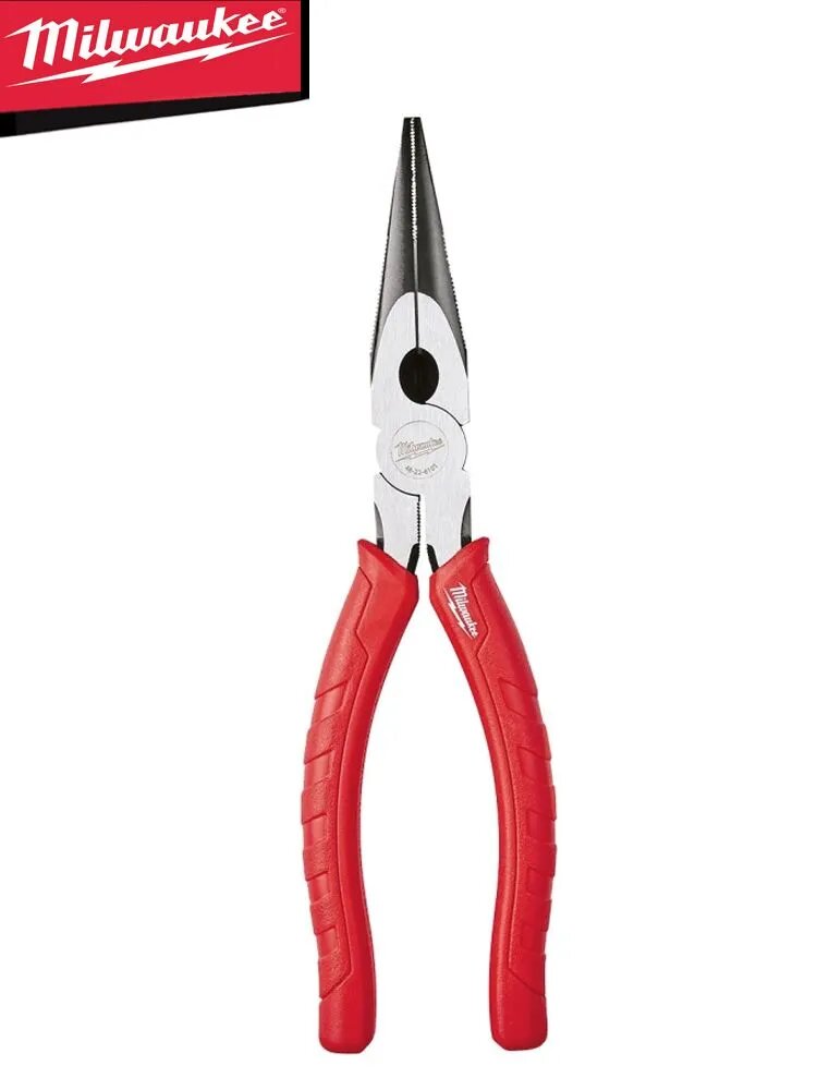 Milwaukee 48-22-6101 8" Comfort Grip Длинноносые плоскогубцы устойчивы к ржавчине Удаление заусенцев