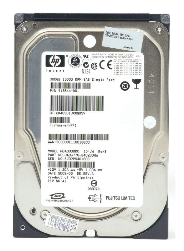 Жесткий диск HP 300Gb 15000 SAS 3.5" HDD CA06778-B40200HW