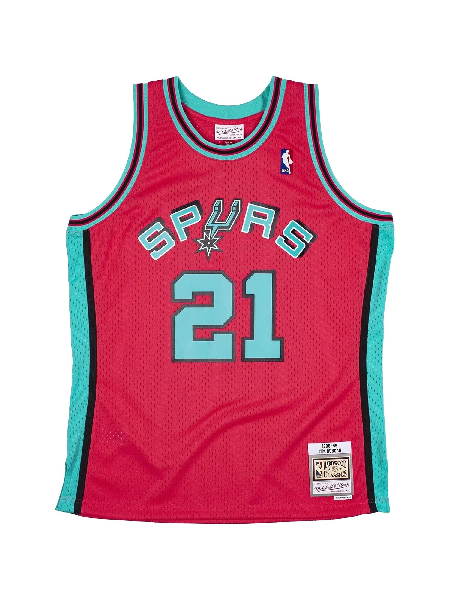 Жилет Mitchell & Ness Tim Duncan Reload Swingman 1998 San Antonio Spurs NBA