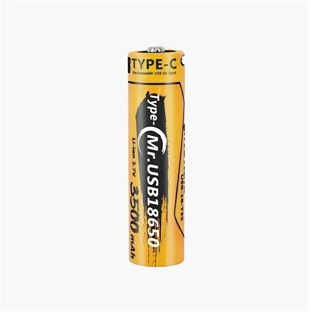 Аккумулятор Liitokala USB-18-T35 3500mAh с платой защиты и разъемом Type-C