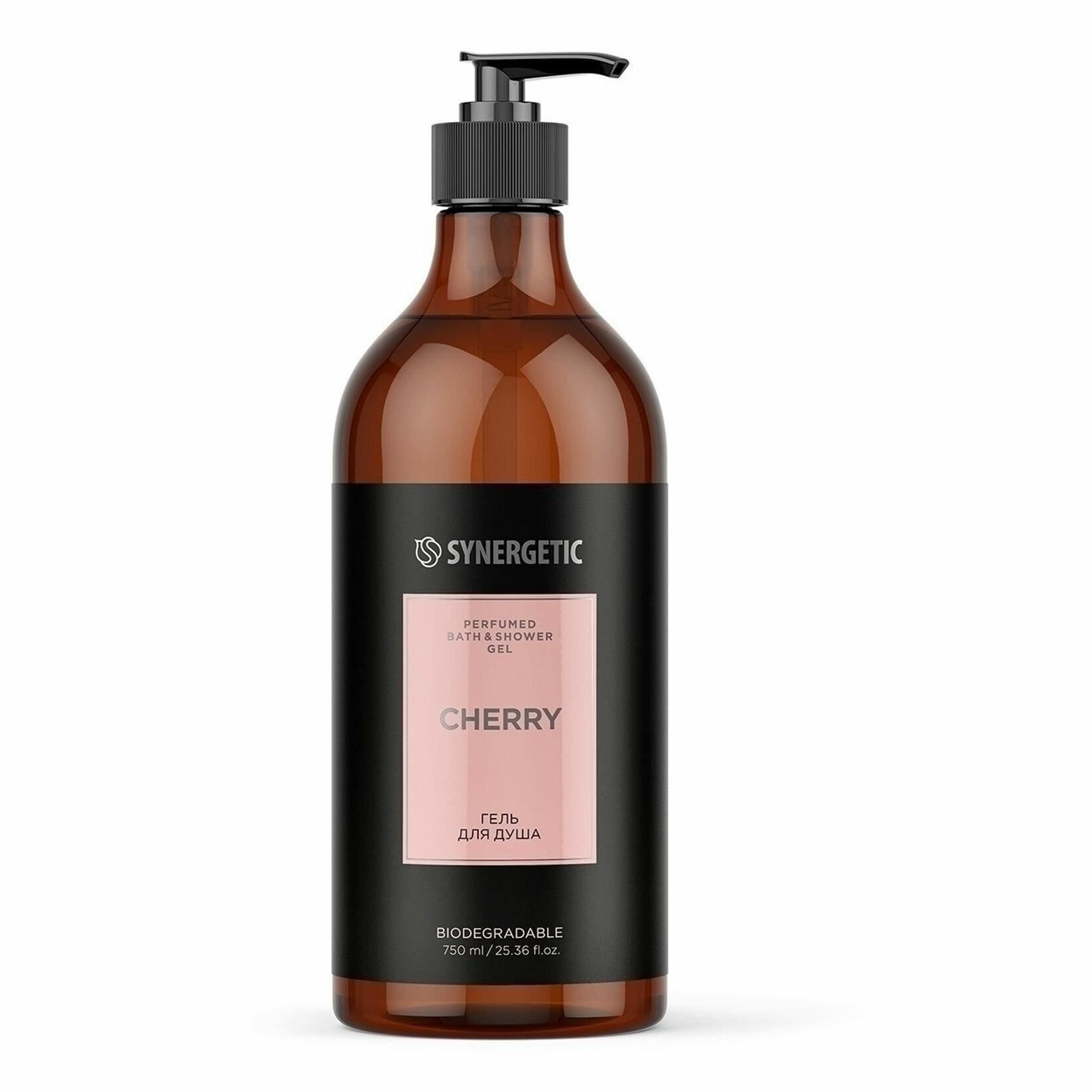 Гель для душа Synergetic Вишня парфюмированный 750 мл