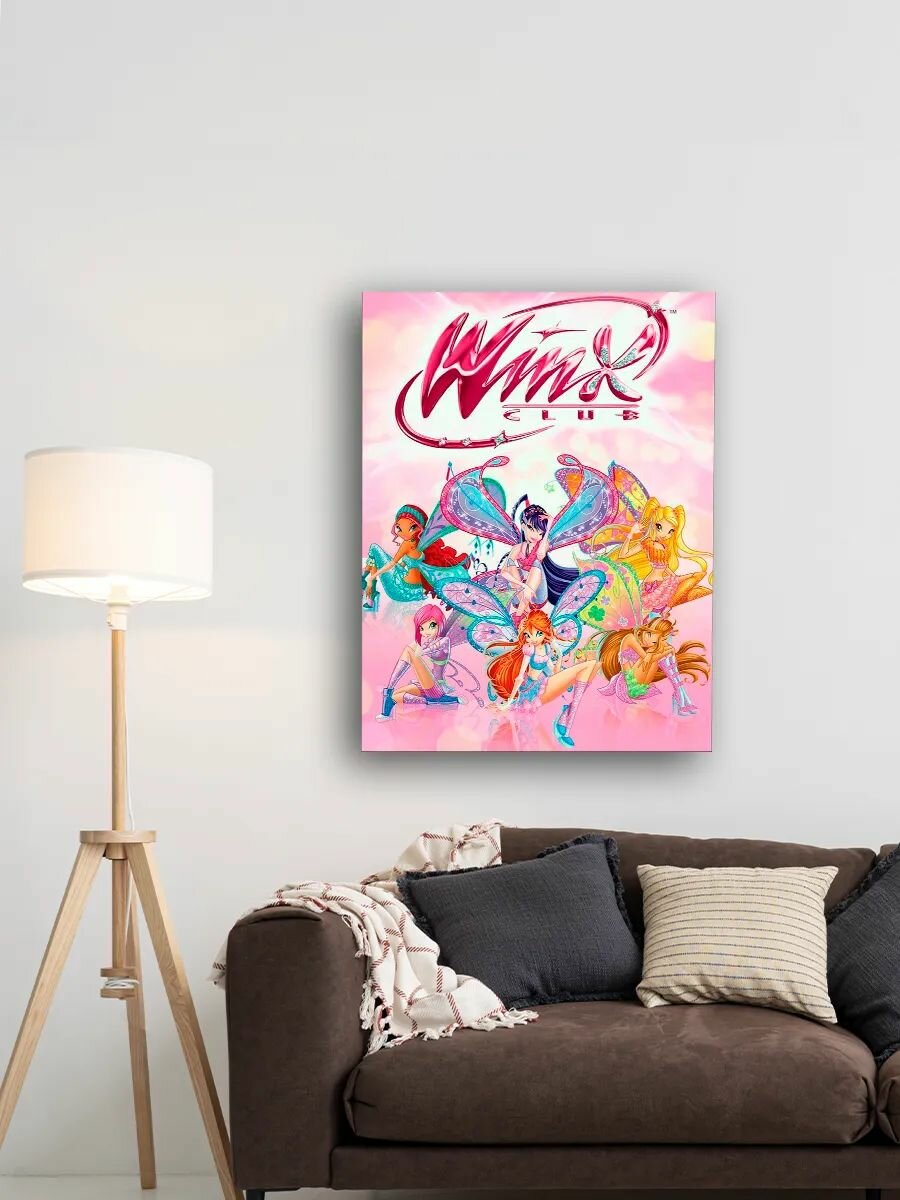 Постер на стену Клуб Винкс WinX, , плакат 1шт, А3 размер. — фото 1