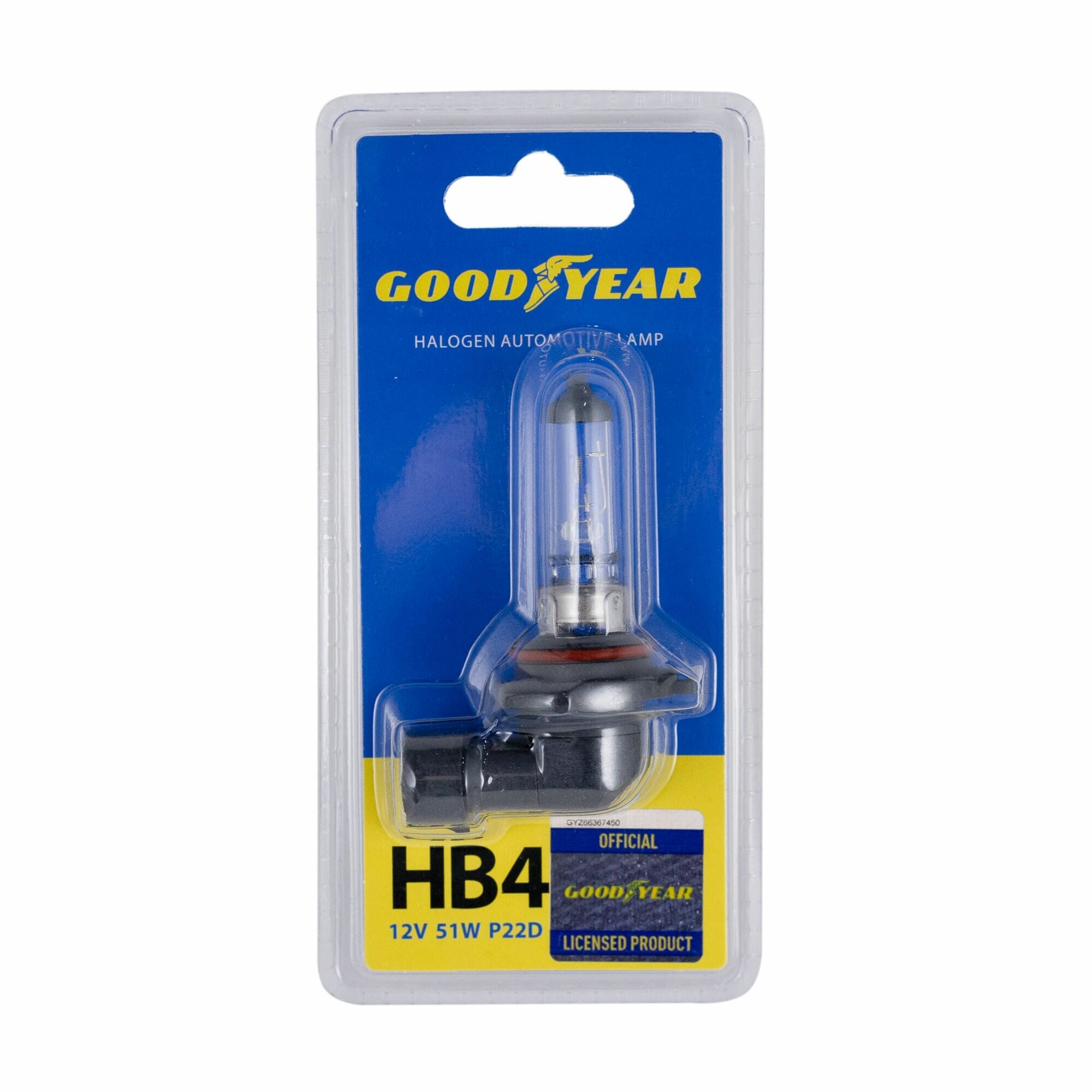 Галогенная лампа НB4 12V 51W P22d / Goodyear / GY010041