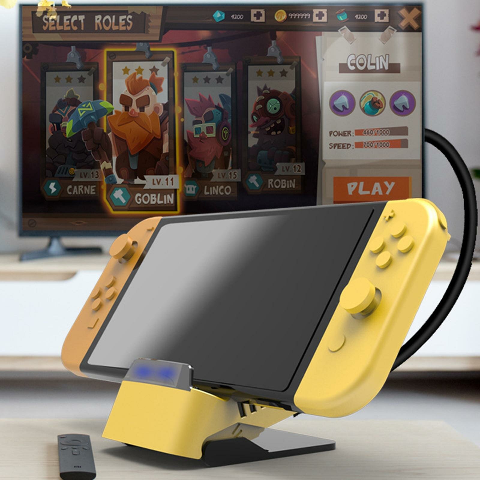 Адаптер Type-C–HDMI для Nintendo Switch, Черный — фото 1