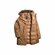 Парка The North Face, размер XL, коричневый