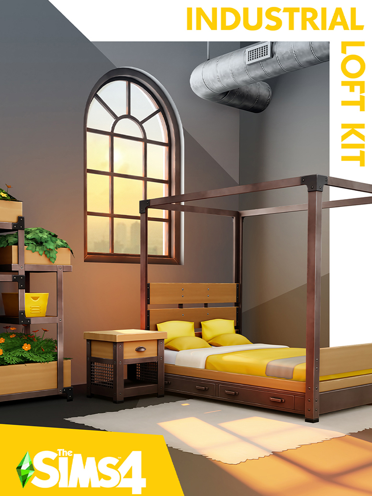 Дополнение The Sims™ 4 Industrial Loft (Лофт Комплект) , цифровой код для PC(ПК), Русский язык. Steam подарок Россия