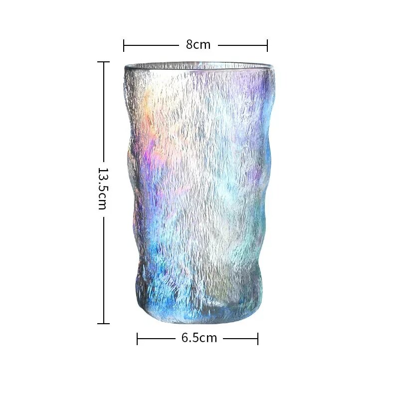 Стеклянная чашка Ice Rock Texture B 400ml