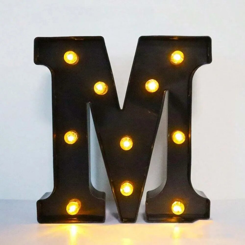 LED Буква для декора 21.8 см M