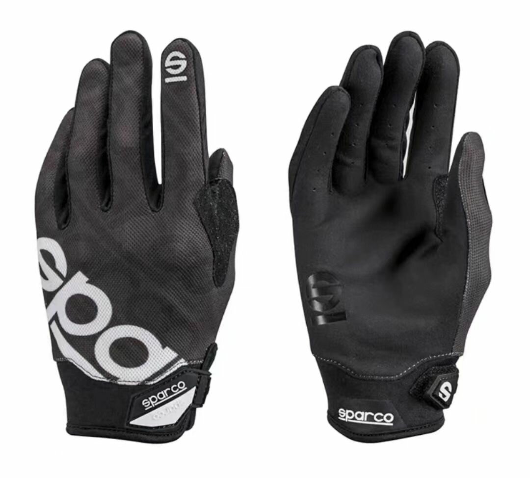 Перчатки для картинга SPARCO MECA-3 short — мужские и женские, дышащие, защищают от пота, нескользящие, для трассы