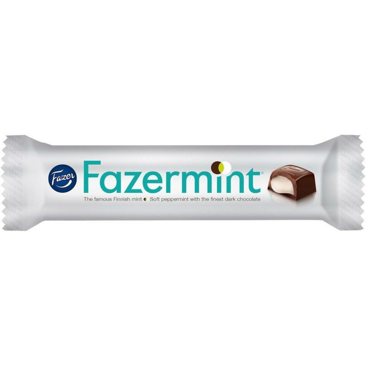 Шоколадный батончик Fazer FazerMint с мятной начинкой, 41г (Финляндия)