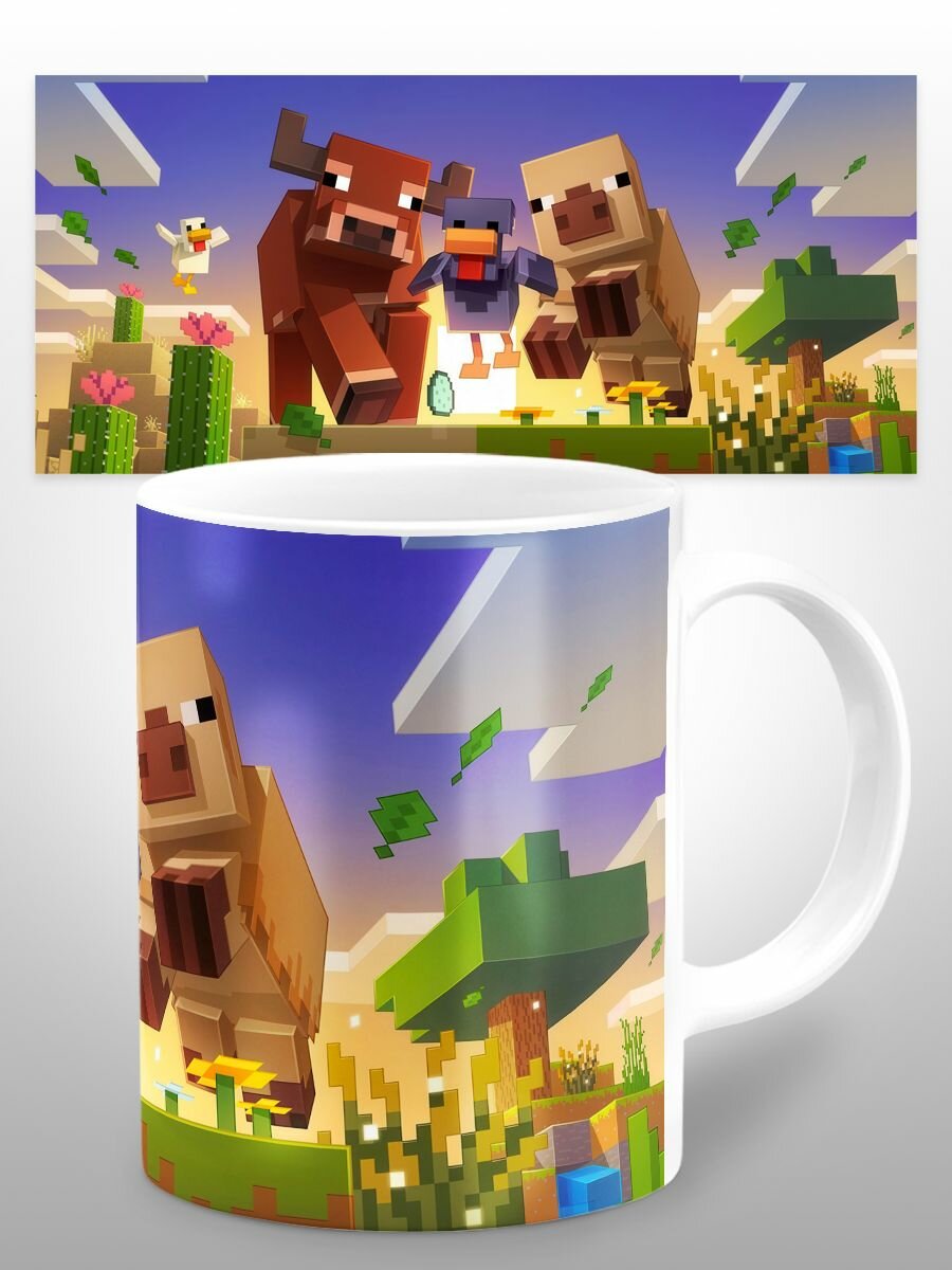 Кружка Майнкрафт Minecraft, 330 мл, 1 шт.