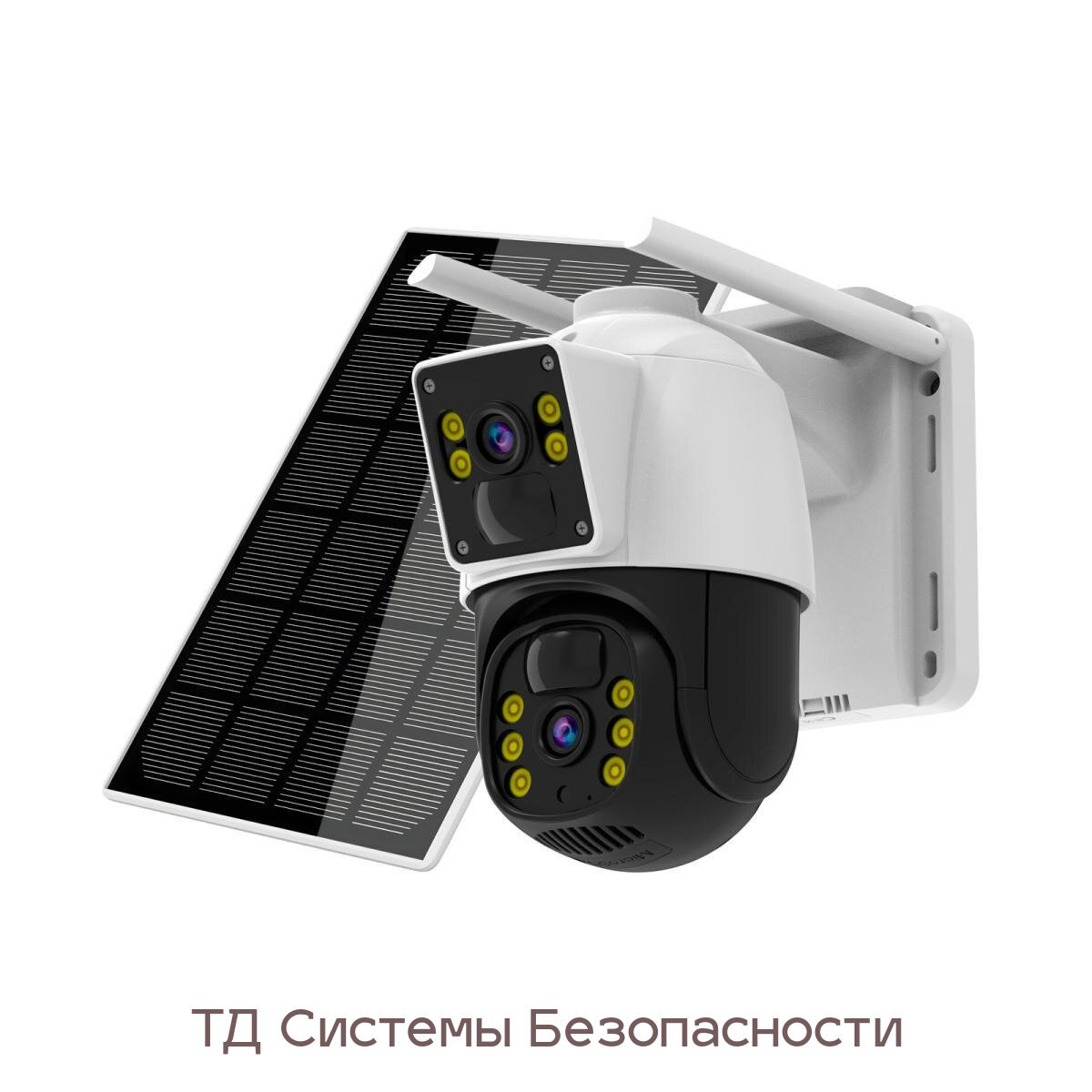 Уличная поворотная беспроводная 4G IP-камера 2MP Линк Солар K66/4G-Dual(2MP) (E1997EU) с солнечной батареей 8Вт и аккумулятором, с записью на SD карт