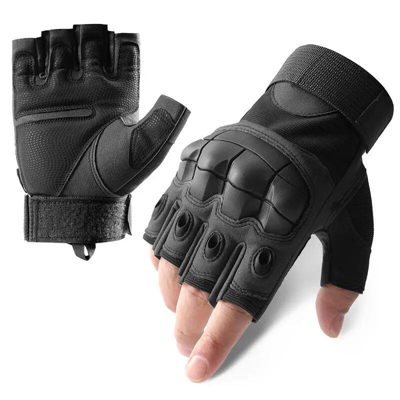 Тактические перчатки полупальцевые Black Diamond Z902 black, M