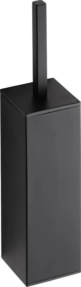 Ершик для унитаза Bemeta Nero 135913090 напольный, латунный, черный, закрытый, с подставкой