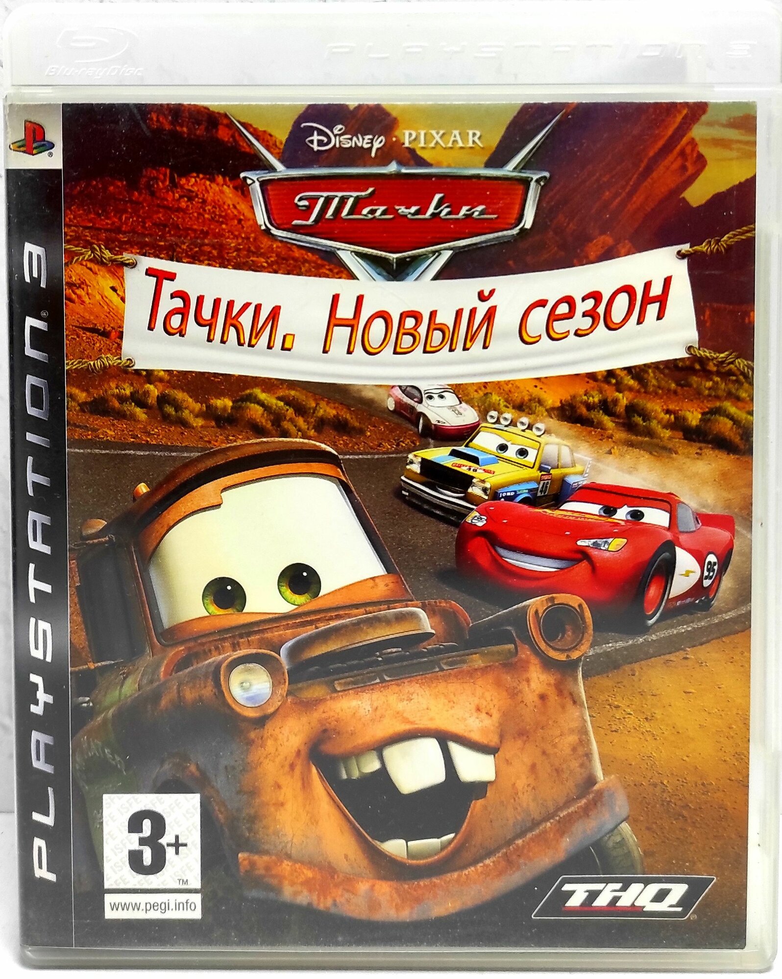 Disney Pixar Тачки Новый сезон Английский язык BLES 00162 Видеоигра на диске PS3. Товар уцененный