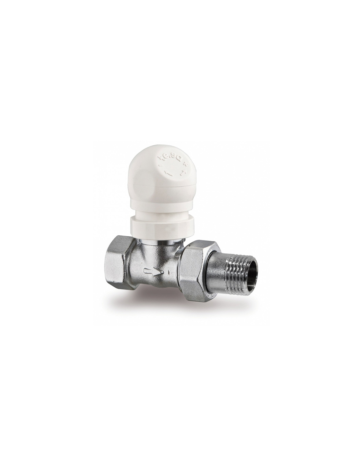 Клапан термостатический Te-sa прямой 1/2" (112T/1-04) с уплотнением