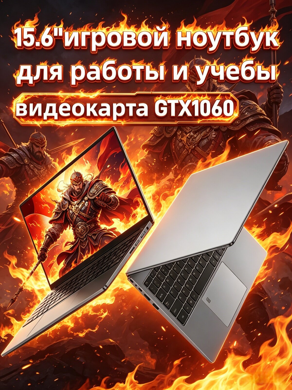 Intel N95 видеокарта GTX1060 15,6" IPS Премиальный игровой ноутбук для работы и учебы ноутбуки ультрабук , Windows11