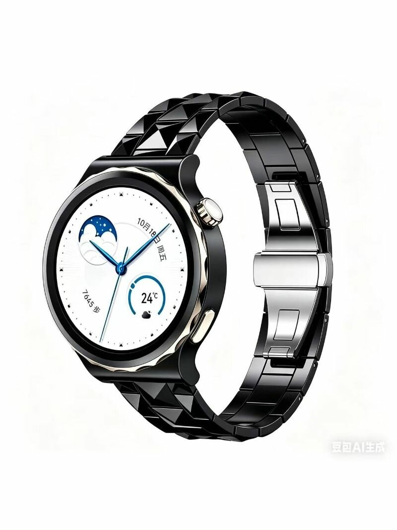 Керамический ремень "Талия" для Huawei Watch GT 2/3/4/5/6 Pro Sport, 20/22мм, 41/42/46мм