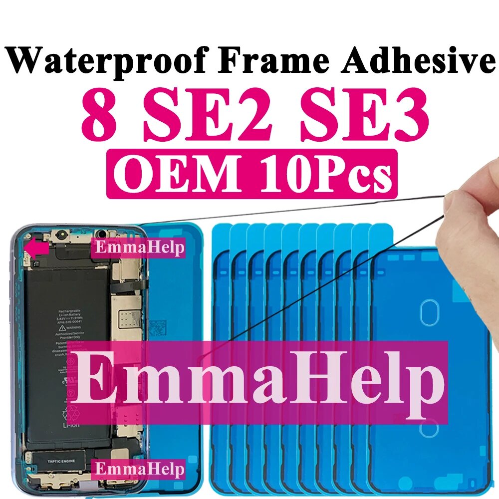 Водонепроницаемая лента для iPhone 8 SE2 SE3, 10 шт.