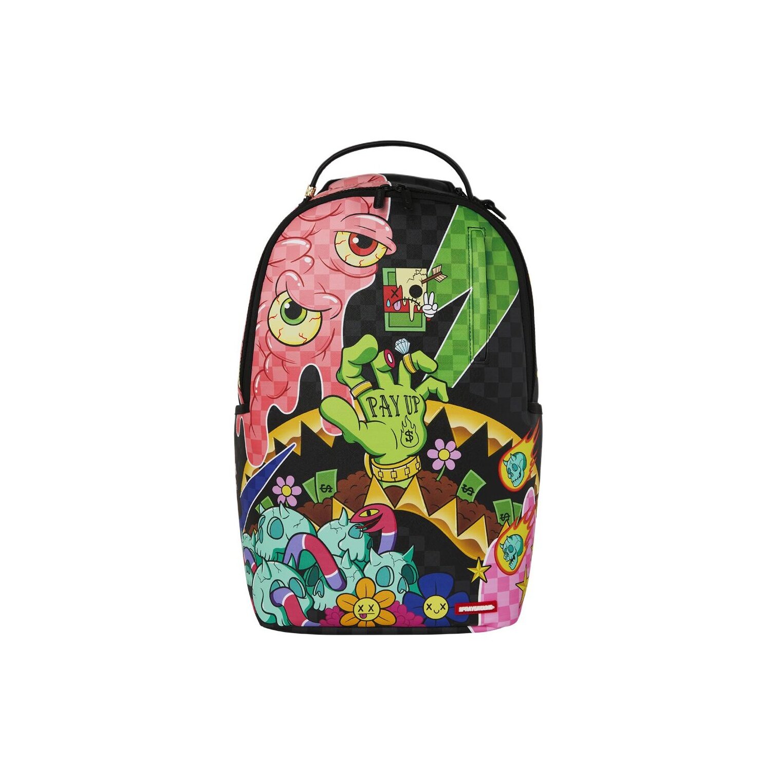 Сумка SPRAYGROUND, фактура тиснение, многоцветный — фото 1