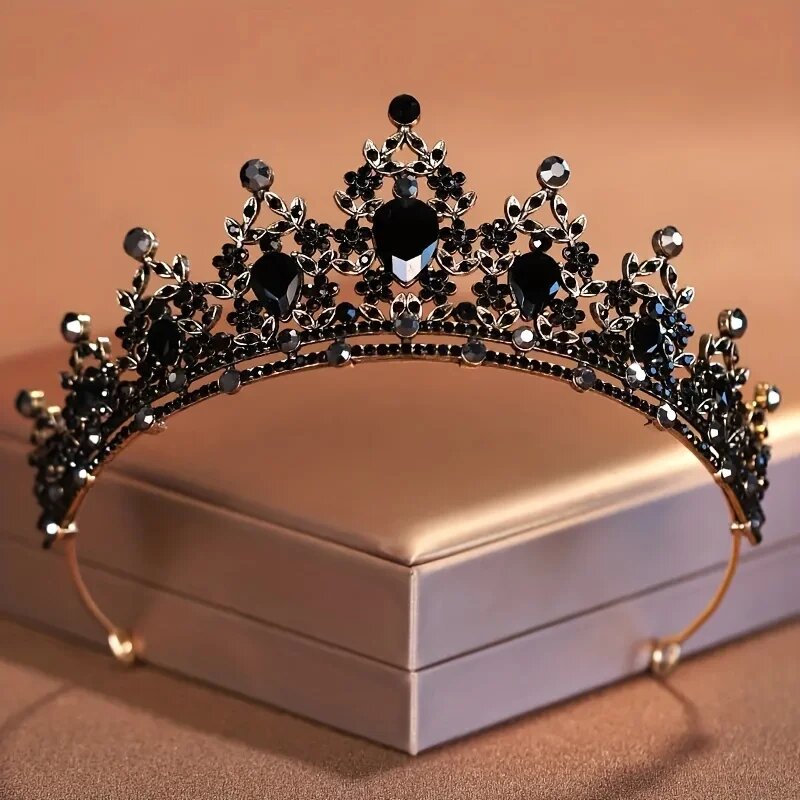 Хрустальная диадема TUANMING Black