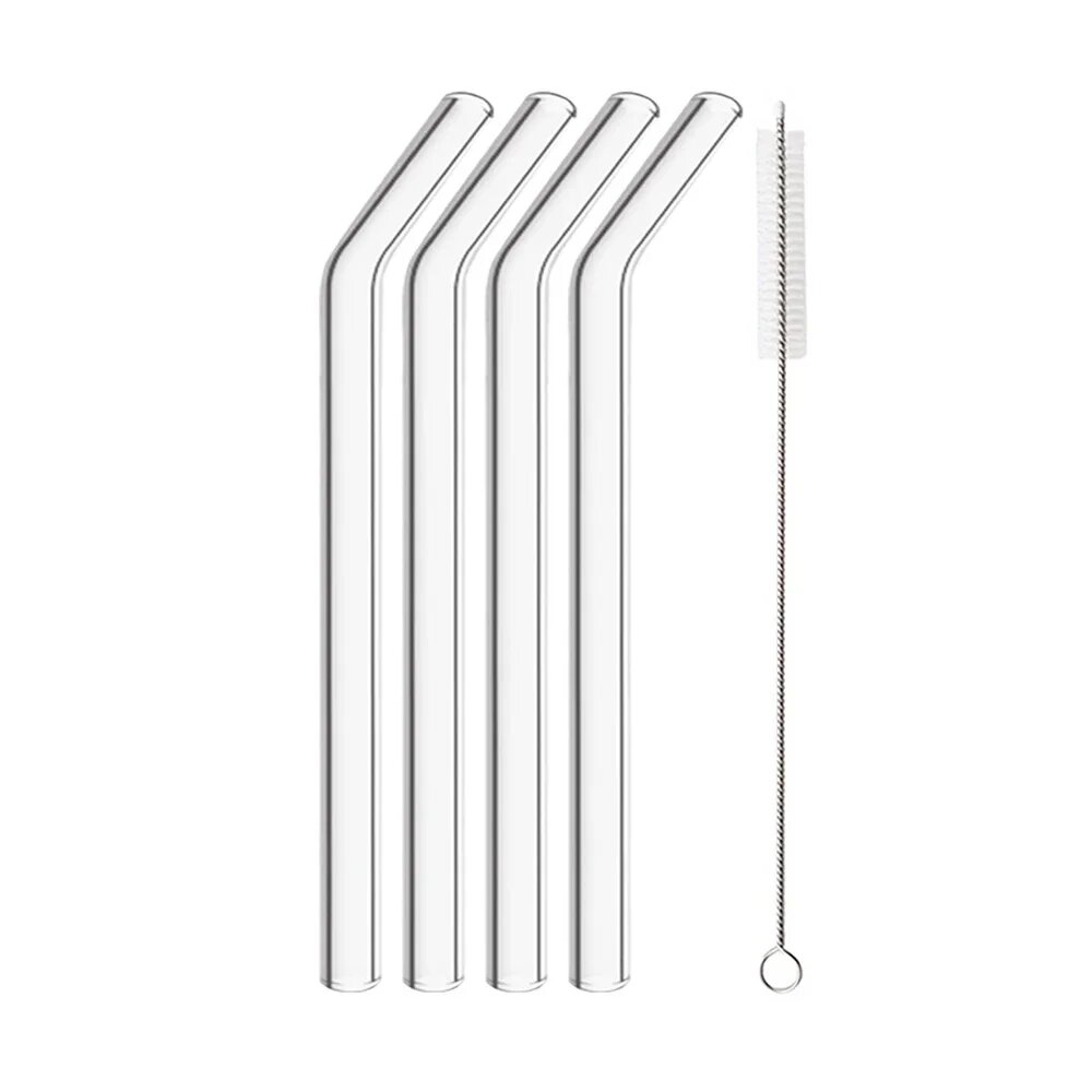 Стеклянные трубочки Bent, 5 шт, 12 мм, Цвет: 5Pcs
