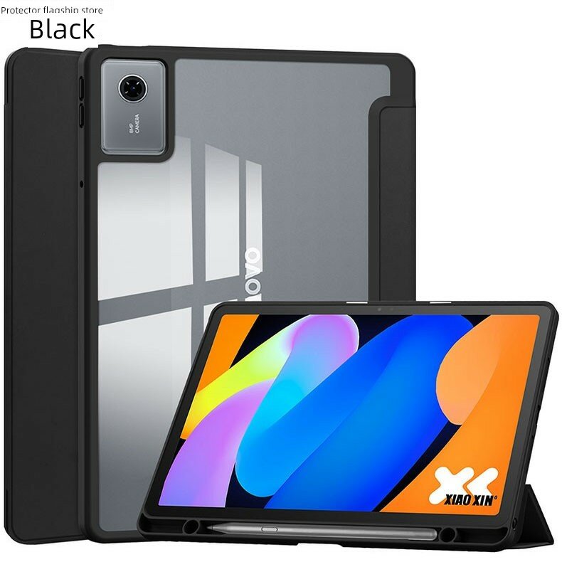 Защитный чехол для планшета Lenovo Idea Tab Tablet 11 дюймов с отделением для ручки и полной защитой, черный