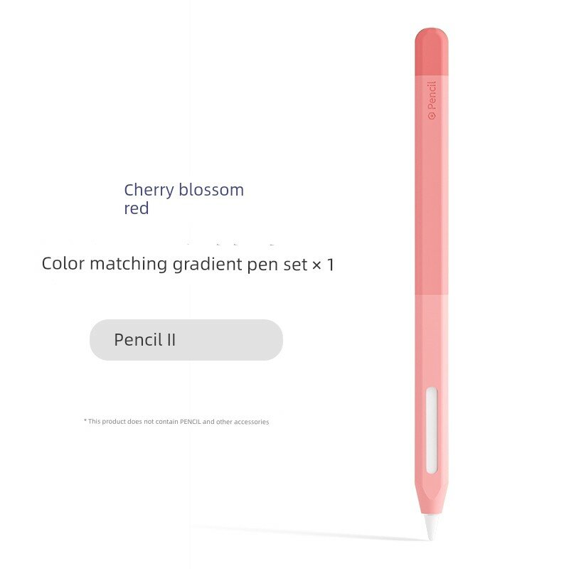 Силиконовый чехол для Apple Pencil 2/Pro — розовый цветочный оттенок, защитный чехол для iPad