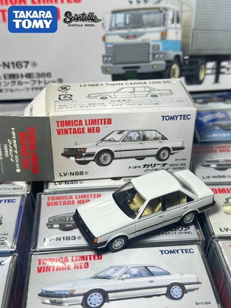 Машинка Tomytec 1/64 Tomica Limited Vintage Tomytec TLV LV-N68a Alloy Car Model Collection Gift