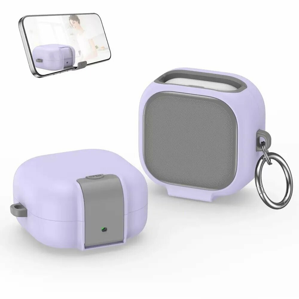 Чехол для наушников Samsung подходит для Galaxy Samsung Buds 4 / Buds 4pro (Светло - фиолетовый)