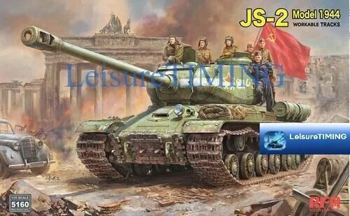 Rye Field Model (RFM) RM-5160 Сборная модель тяжелого танка ИС-2 образца 1944 года (подвижные гусеницы) масштаба 1/35