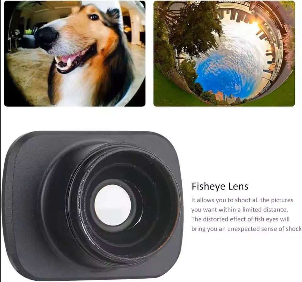 Рыбий глаз fisheye lens для DJI Osmo Pocket 2