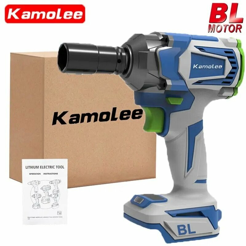 Kamolee 1000N. m Электрический ключ Тележка с высоким крутящим моментом Съемная шина (упакована в гофрированную коробку)