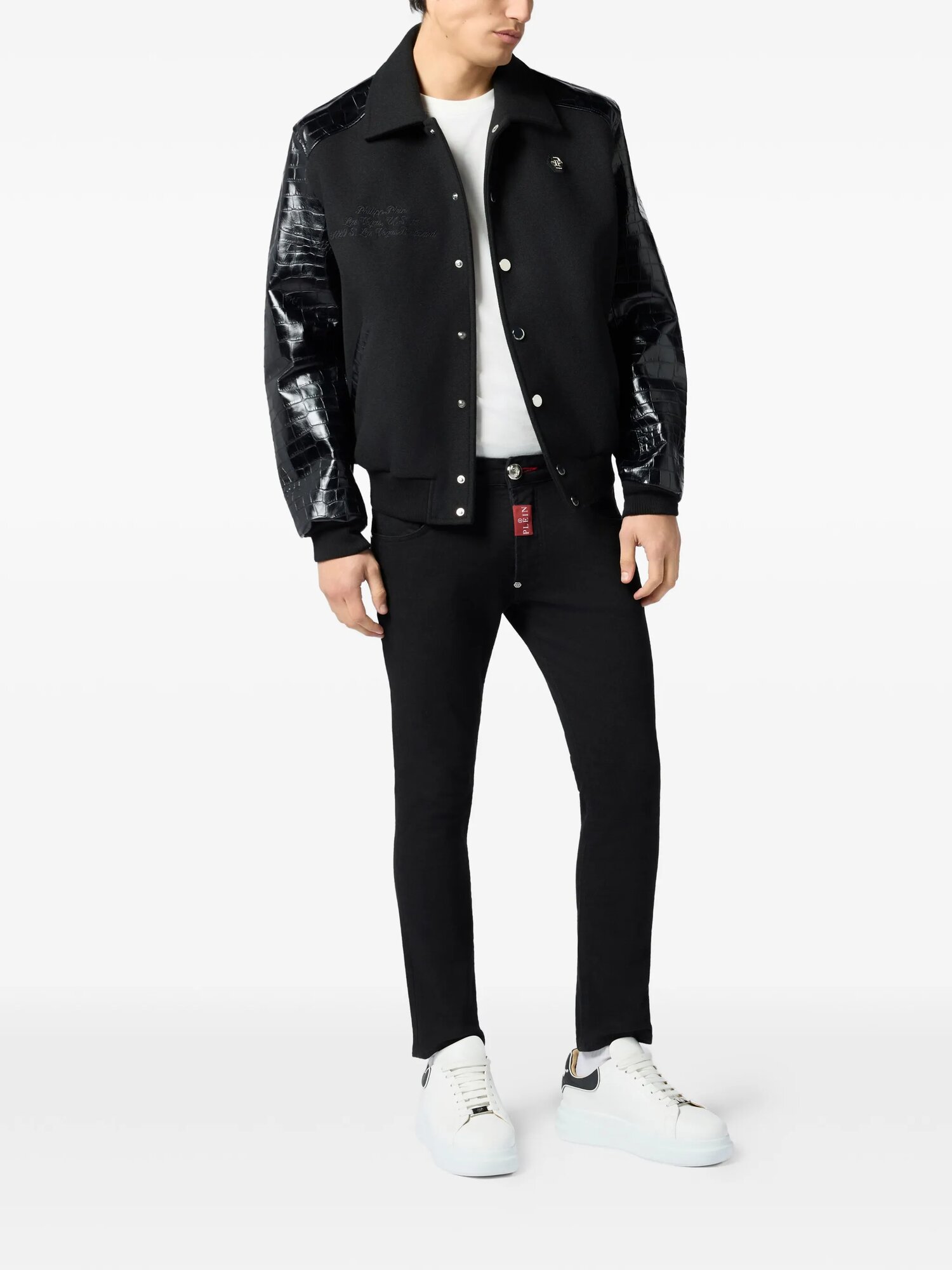 Куртка PHILIPP PLEIN Coster, размер L, black/black — фото 1