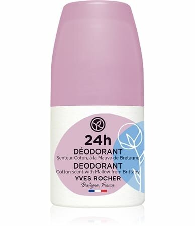 Дезодорант Yves Rocher 24 H Cotton & Mallow from Brittany, 50 мл