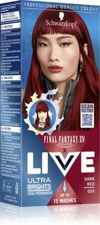Краска для волос Schwarzkopf LIVE Ultra Brights или Pastel, темно-красный, 1 шт