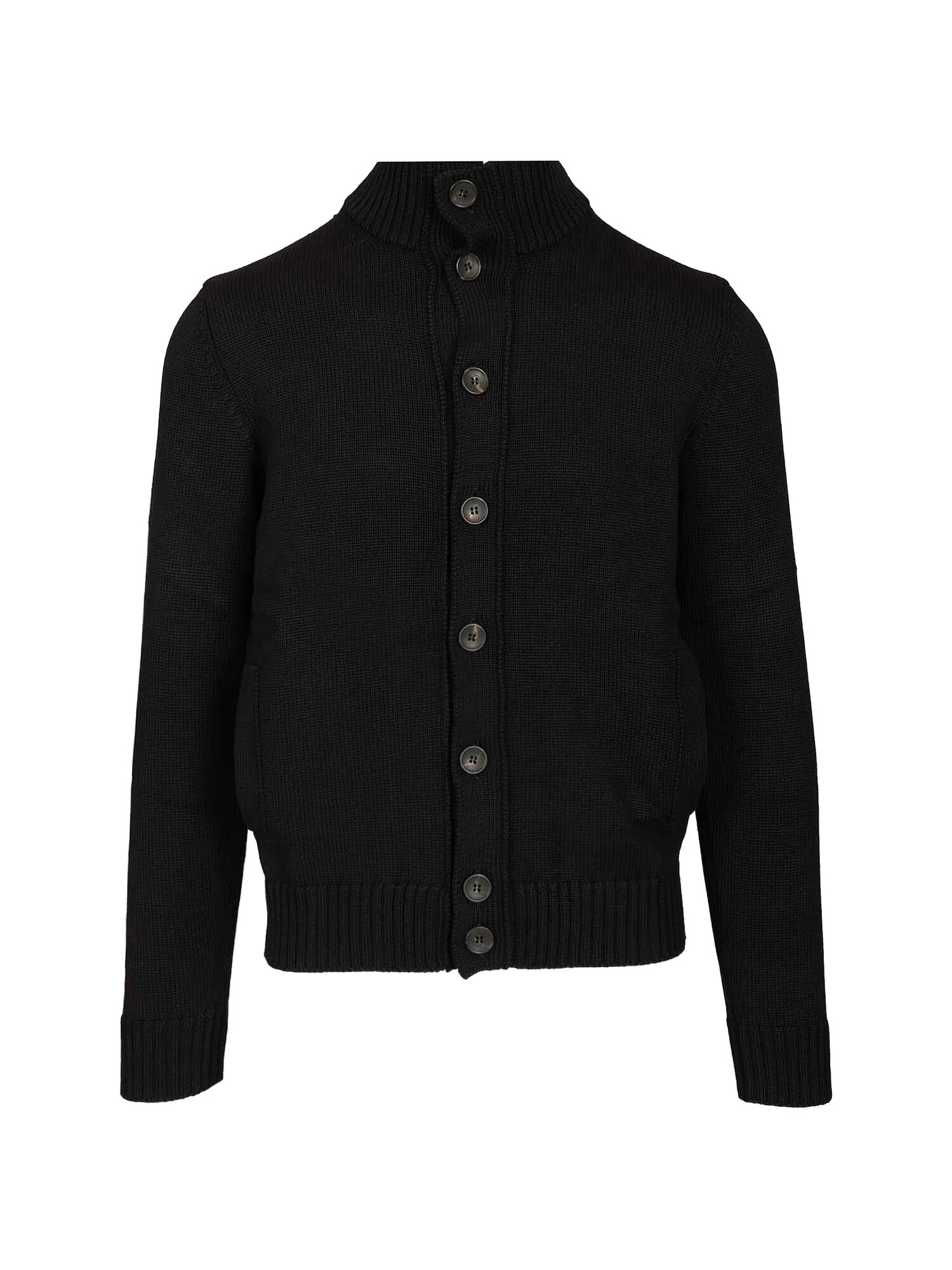 Свитер Button-fastening ribbed-trim sweater