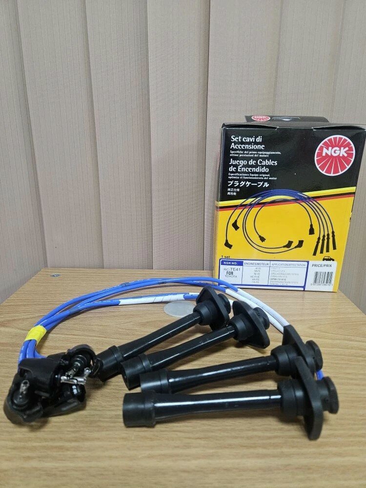 Комплект высоковольтных бронепроводов NGK Toyota 4E/5E 4A/5A RC-TE41