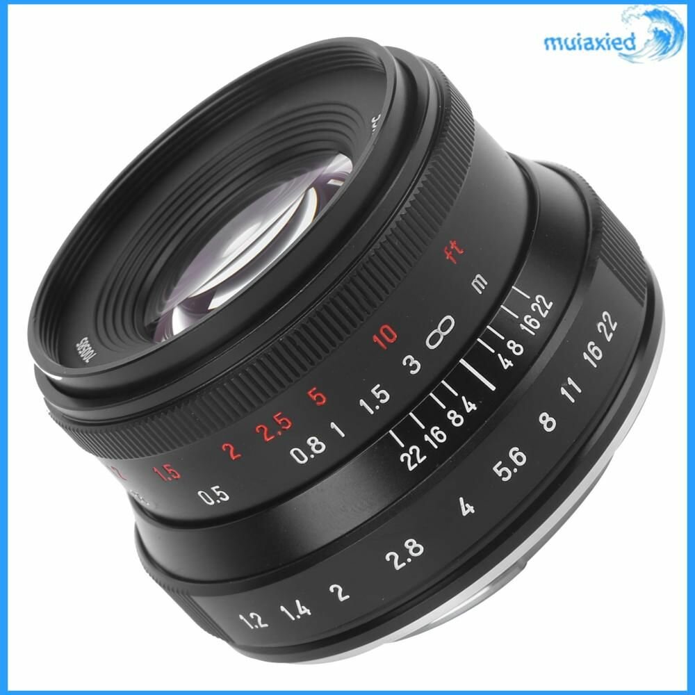 Объектив 7Artisans 35mm F1.2 II для фотоаппаратов Fujifilm, большой диафрагмы, для портретной и пейзажной съемки