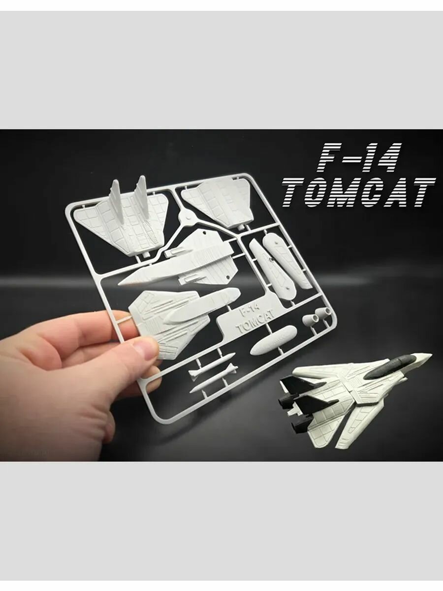 Сборная модель самолёта F-14 Tomcat 3D печать из пластика