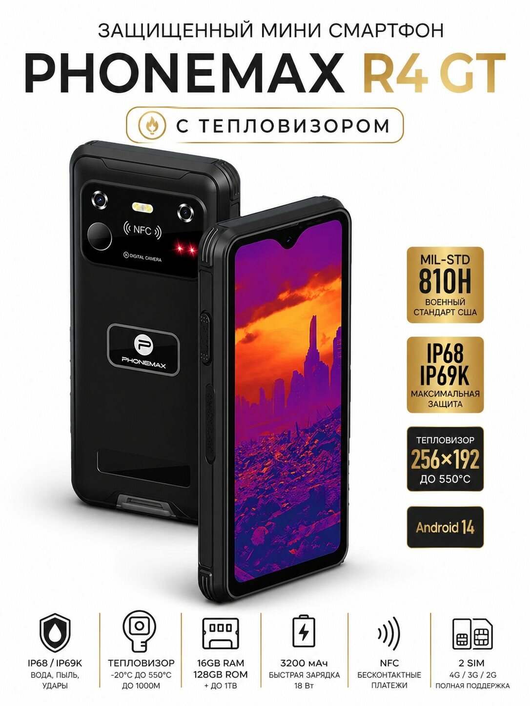 Смартфон Phonemax R4 GT