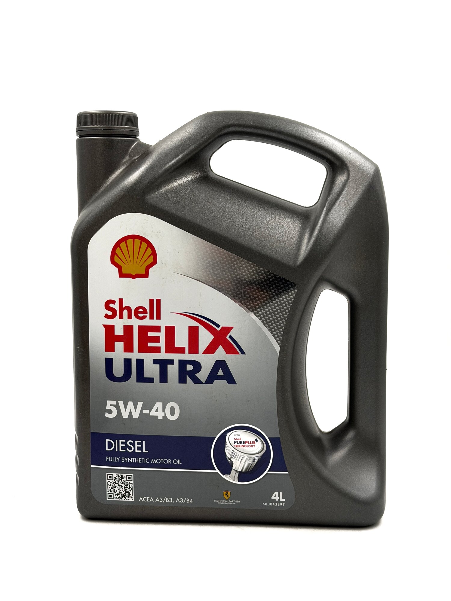 Масло моторное Shell Helix Ultra Diesel 5W-40, 4 литра, синт