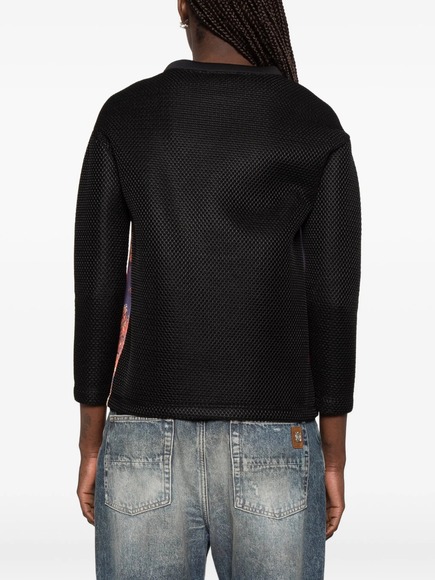 Толстовка The Artistylist Graphic-print mesh-panel sweatshirt, размер 42 — фото 1