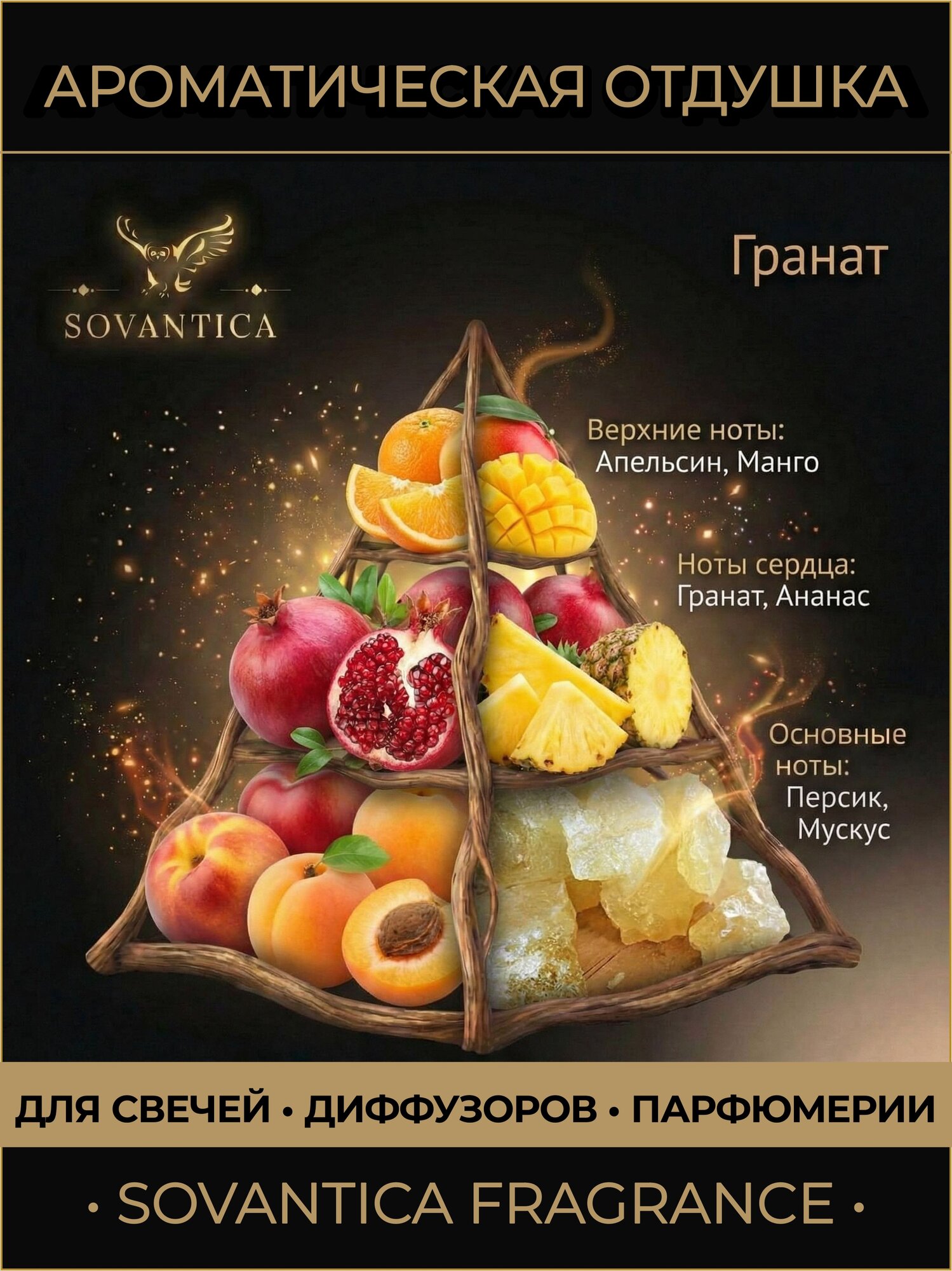 Ароматическая отдушка 50 г Гранат (Pomegranate), Sovantica
