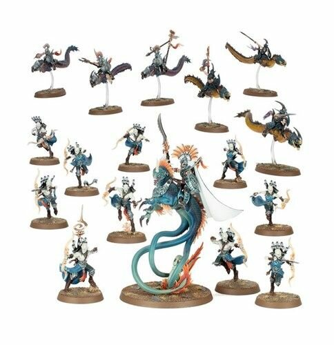 Настольная игра Spearhead Idoneth Deepkin Akhelian Tide Guard Warhammer Age of Sigmar
